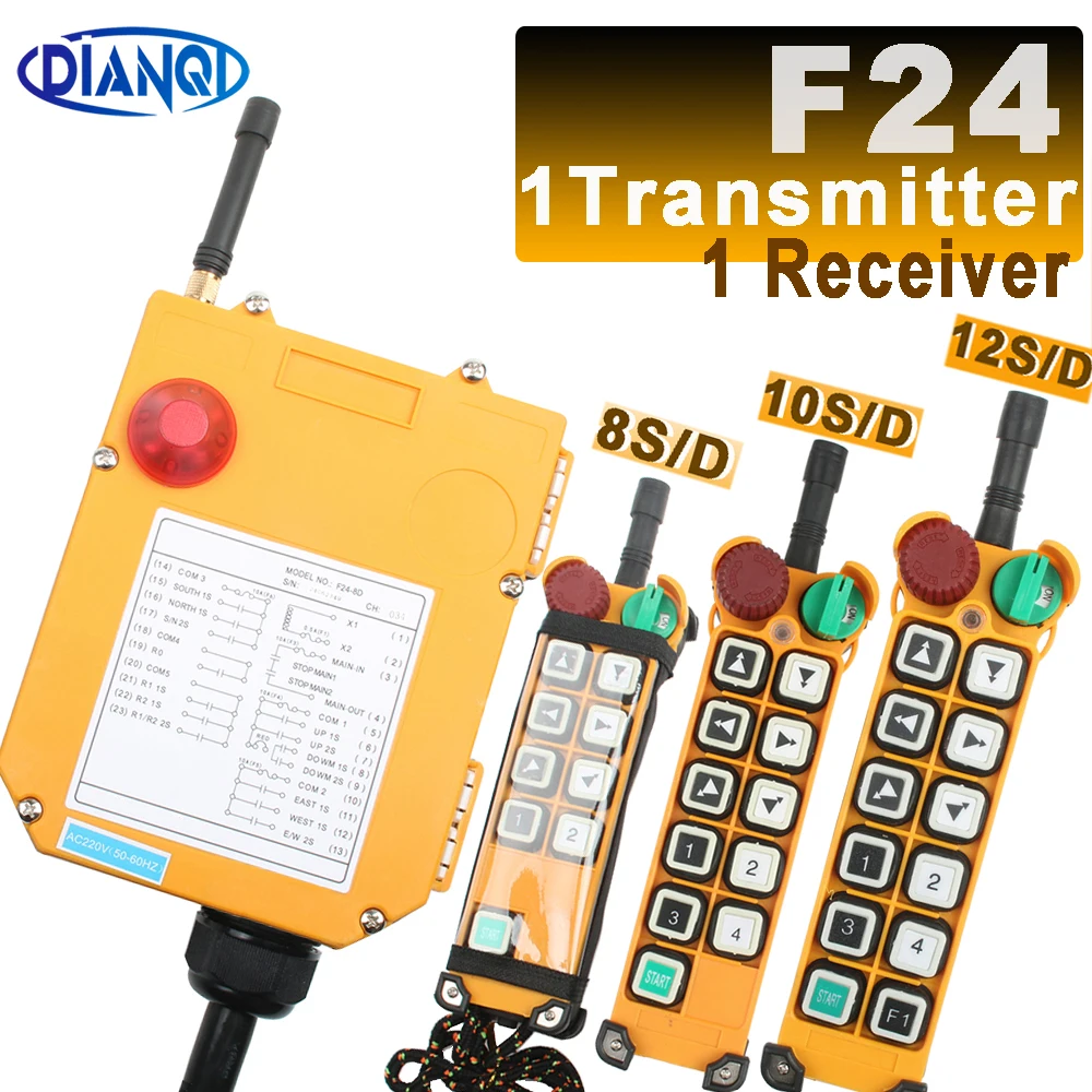Single-Dual-double-speed-F24-8-10-12-Industrial-Wireless-Radio-remote ...