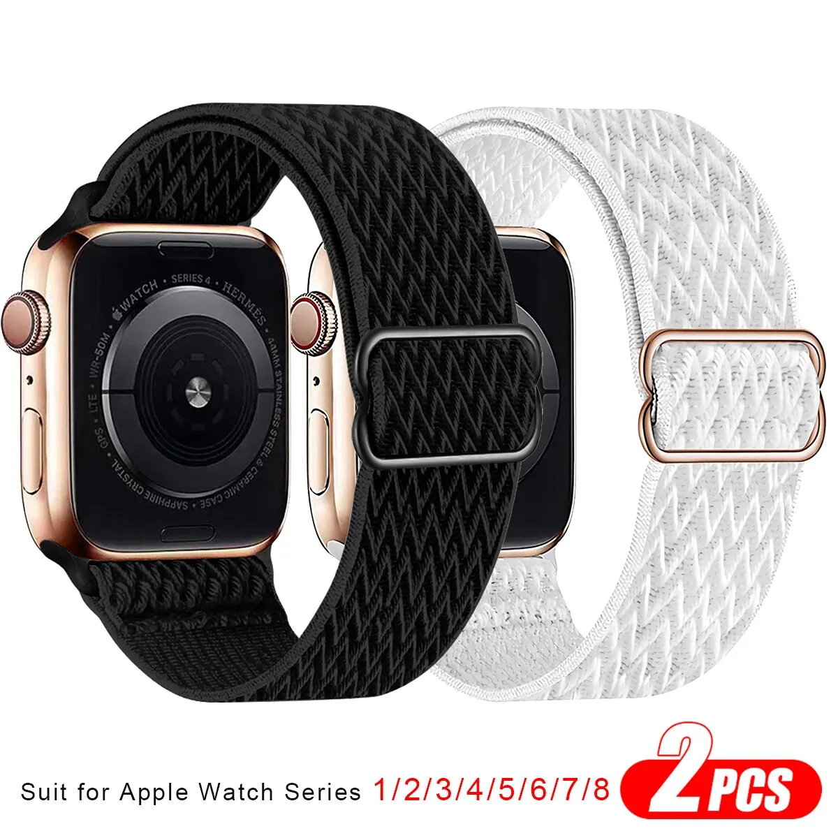 Strap-Nylon-Loop-For-Apple-Watch-Ultra-Serie-8-7-40mm-44mm-49mm-41mm ...