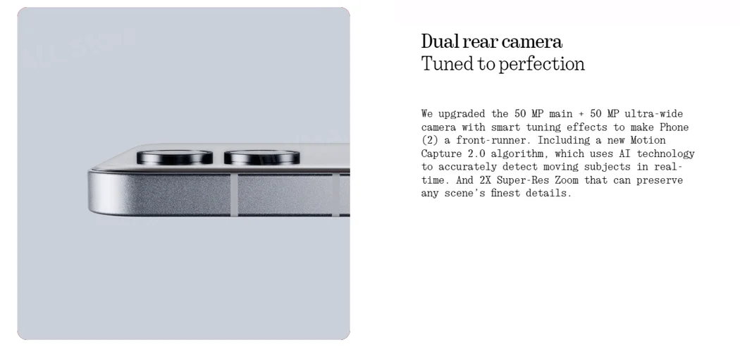 Celular Nothing Phone 2 12GB 256GB - Negro- A065 NOTHING | falabella.com