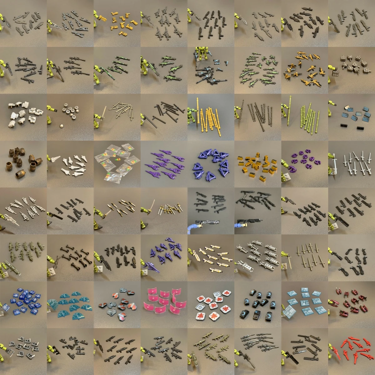 Lot-Weapon-Guns-Pistol-for-Bloks-Mega-Construx-UNSC-Marine-Spartan ...