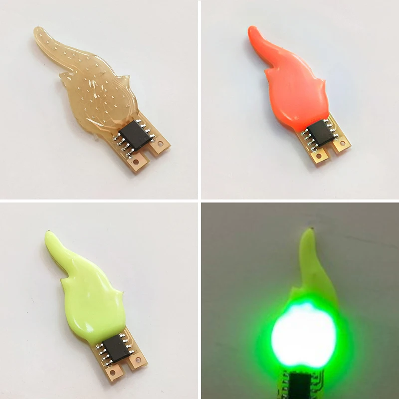 3Colors 3V LED Filament Cob Flash Candles 1900-2200K Diode Light ...
