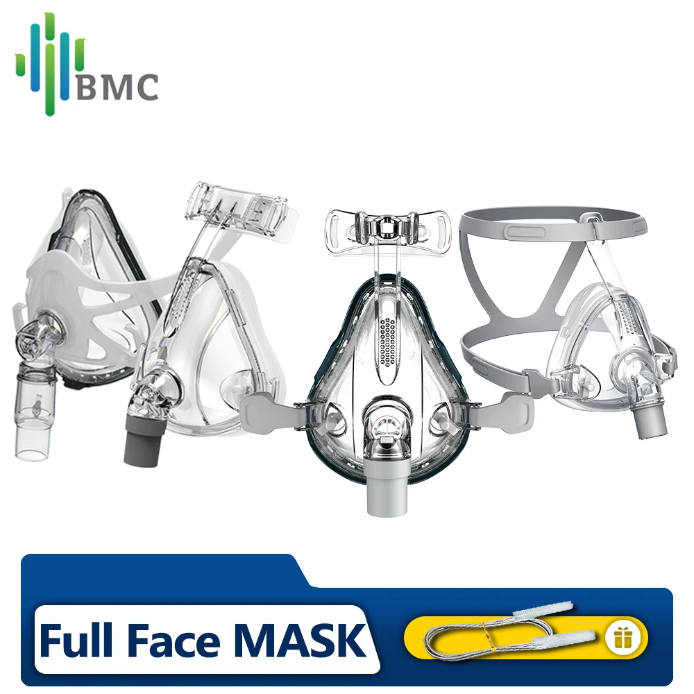 BMC-FM2-FM4-F1A-F1B-Full-Face-Mask-For-Snoring-Apply-To-Medical-CPAP ...