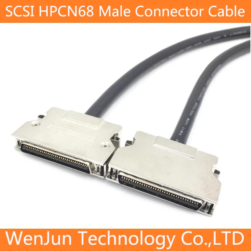 SCSI-HPCN68p-Power-Cable-SCSI-HPCN68-pin-Male-to-Male-Connector-Cable ...
