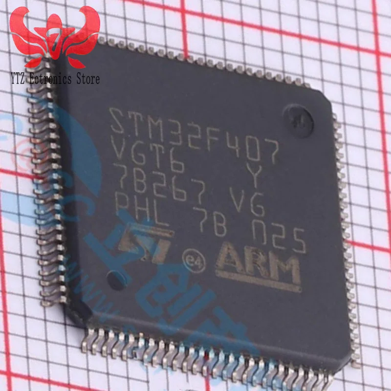 100%New&Original STM32F407VGT6 STM32F407ZET6 STM32F407ZGT6 STM32F407VGT7 STM32F407VGT6J ...