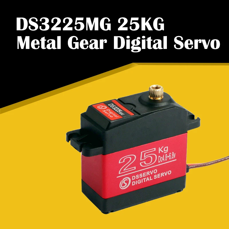 Waterproof Servo DS3225 25KG/0.13sec Metal Gear Digital Servo for 1/8 1 ...