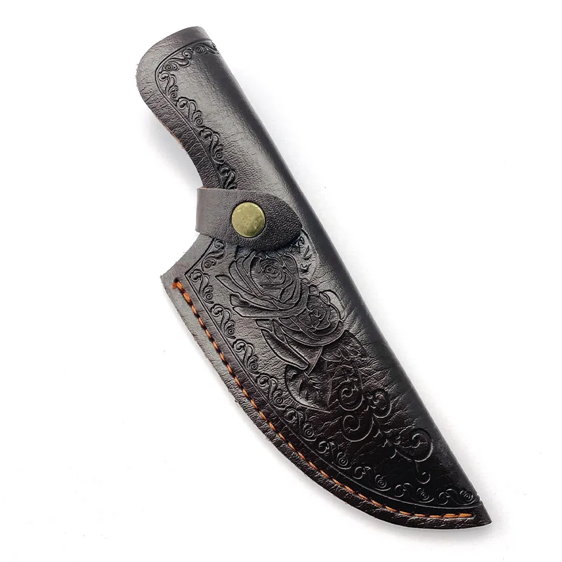 PU Leather scabbard Holster Universal Knife Sheath Outdoor Gear ...