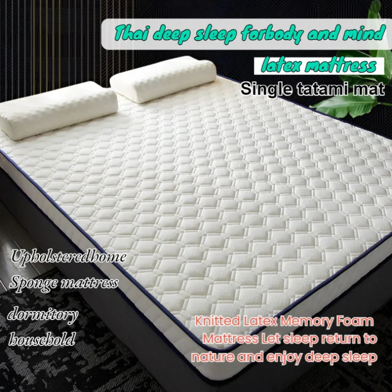 Colch-n-de-l-tex-acolchado-grueso-para-dormitorio-cama-individual-doble ...