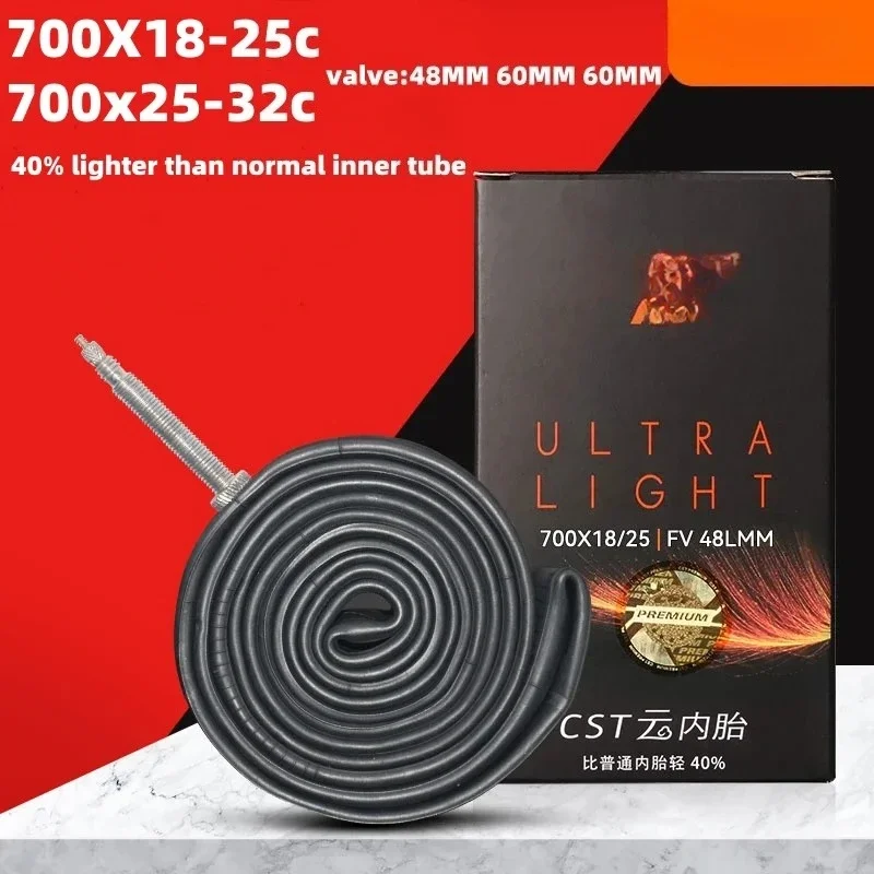 ultralight Inner Tube ,700c Road Bicycle Tire Tube ,700x18-25c/700x25 ...