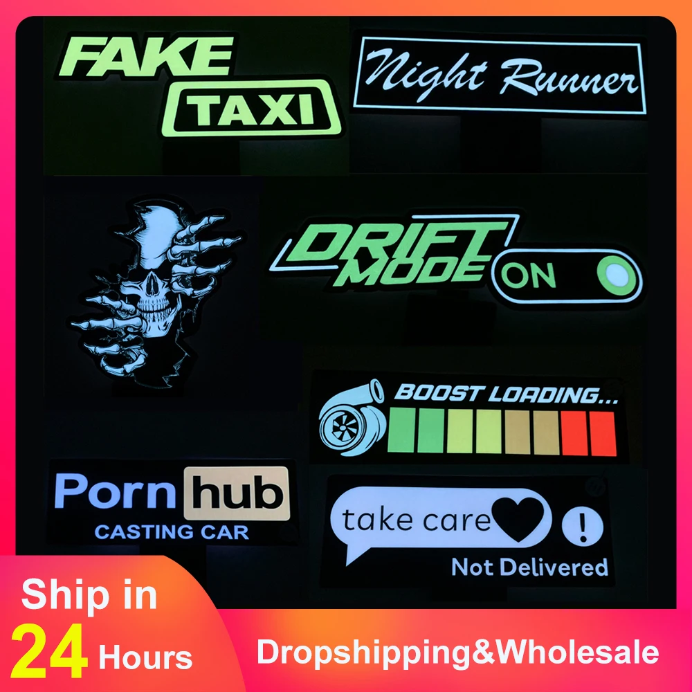 Fashion-Windshield-Electric-LED-Wanted-Car-Window-Sticker-Auto-Moto ...