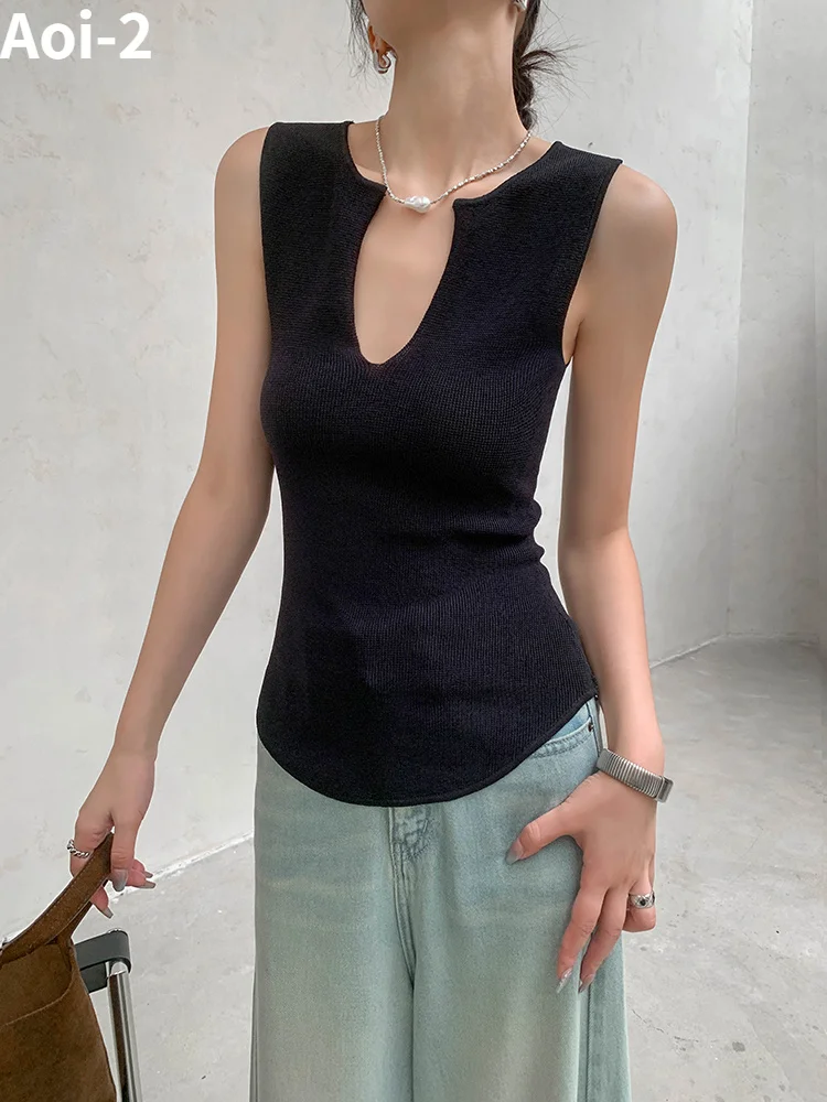Simple-Fashion-Sexy-Ins-Style-Vest-Women-s-Summer-2023-New-High-Quality ...