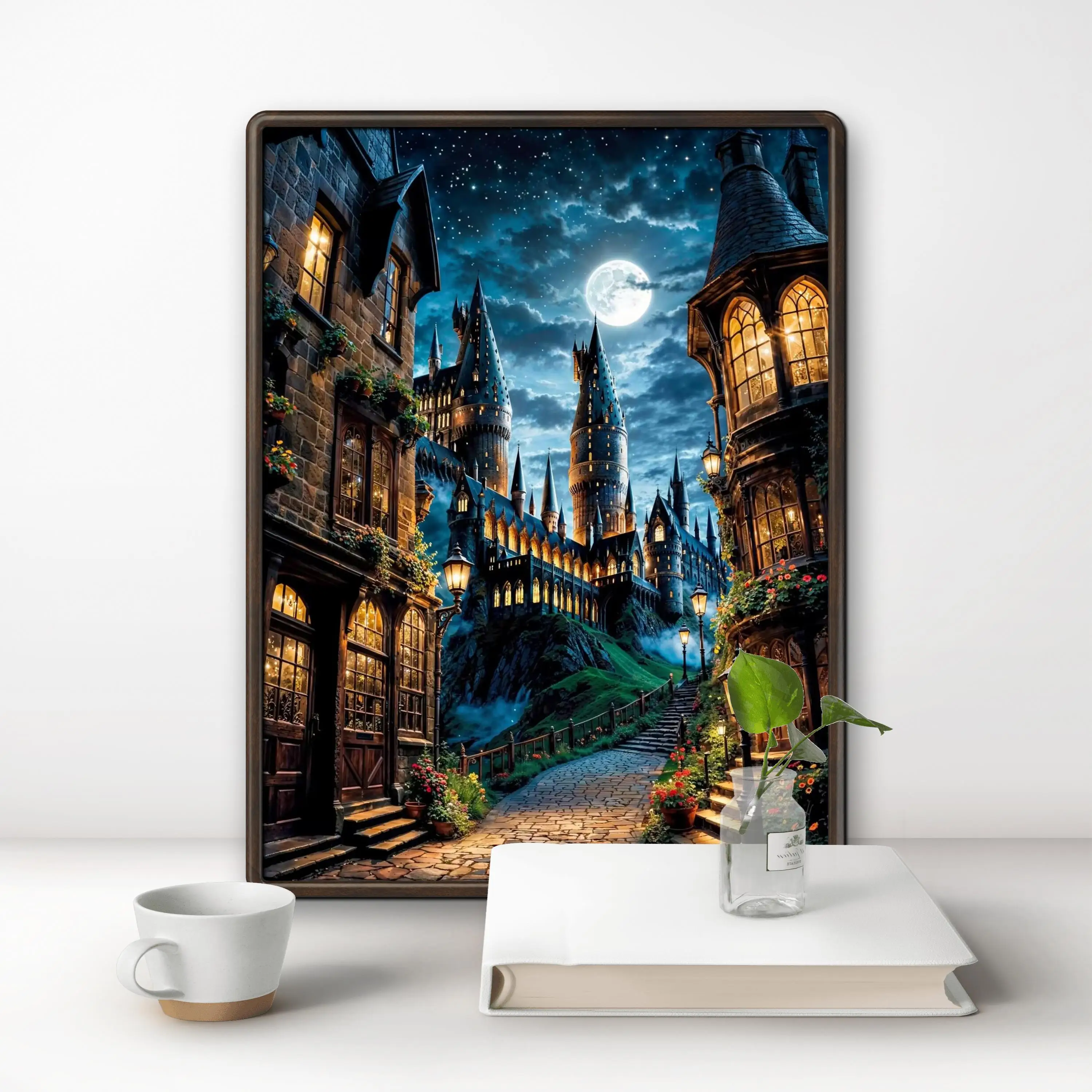 Harry Potter 5D DIY Diamond Painting Cross Stitch 2024 Hogwarts Castle ...