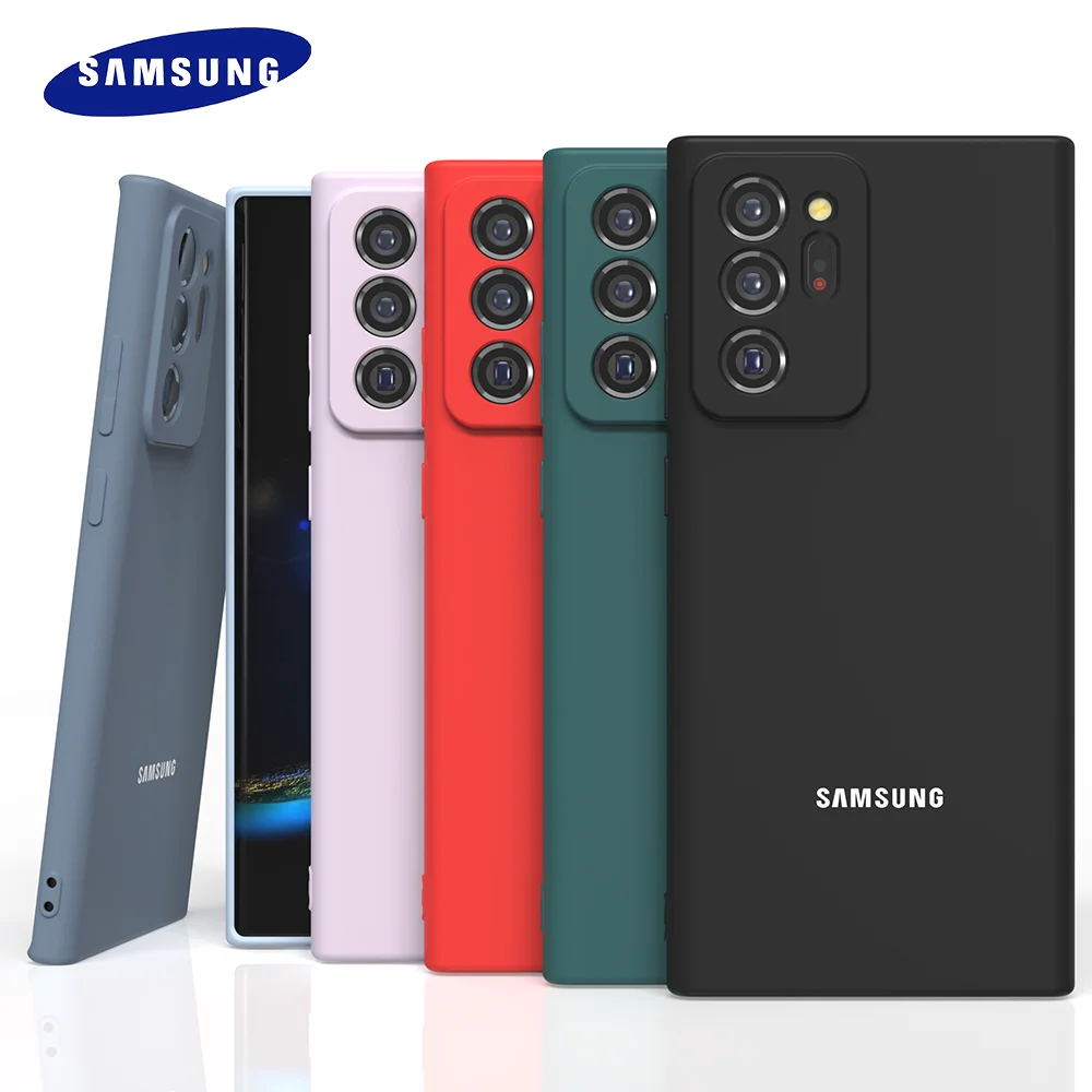 Samsung Galaxy Note 20 Ultra Case Soft Silicone Back Cover Touch ...