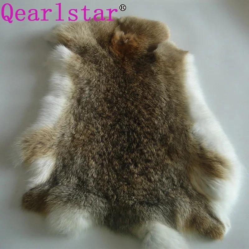 Qearlstar-High-Quality-Real-Rabbit-Skin-25-35cm-Straw-Yellow-Rabbit ...
