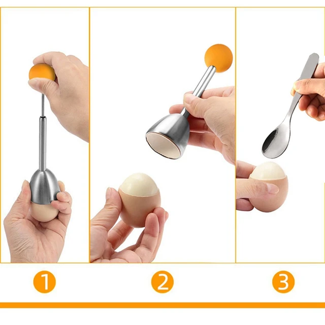 Egg Cracker Topper Set For Soft Hard Boiled Eggs Shell, 45% OFF