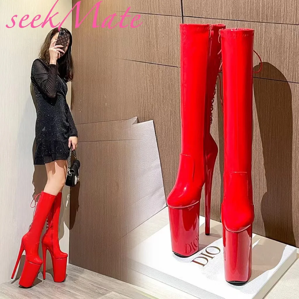 seekMate Space and Europe and America Super High Heel 26cm Fashion ...
