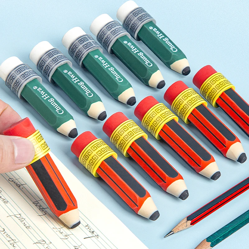 1Pcs 2B Eraser,Soft Rubber Pencil Modeling,Not Include PVC,Novelty ...