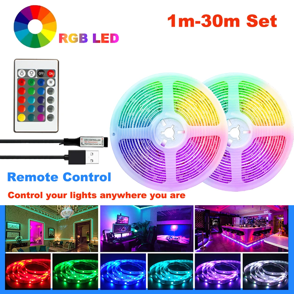 Led Light Room 10m | Led 10m Strip Lights | Led Room Light 10 | Room Led Lights 30m - Led ...