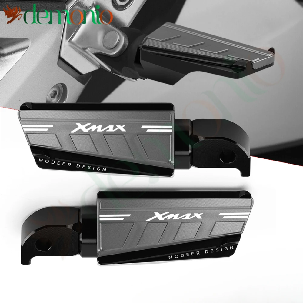 Motorcycle-Rear-Passenger-Foot-Peg-Footrests-For-Yamaha-X-MAX-125 ...