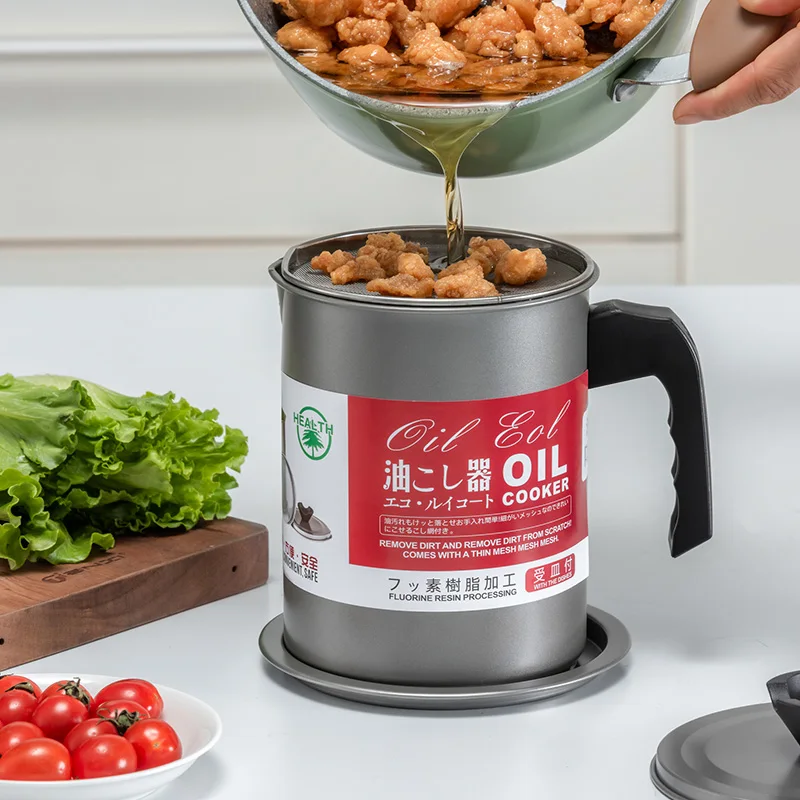 GIANXI-Stainless-Steel-Oil-Filter-Pot-Kitchen-Isolate-Impurities ...