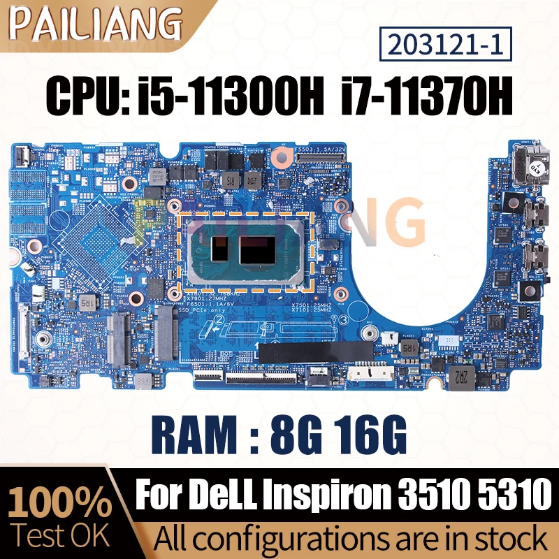 Placa-m-e-para-dell-inspiron-3510-5310-laptop-completo-testado-hvcy ...