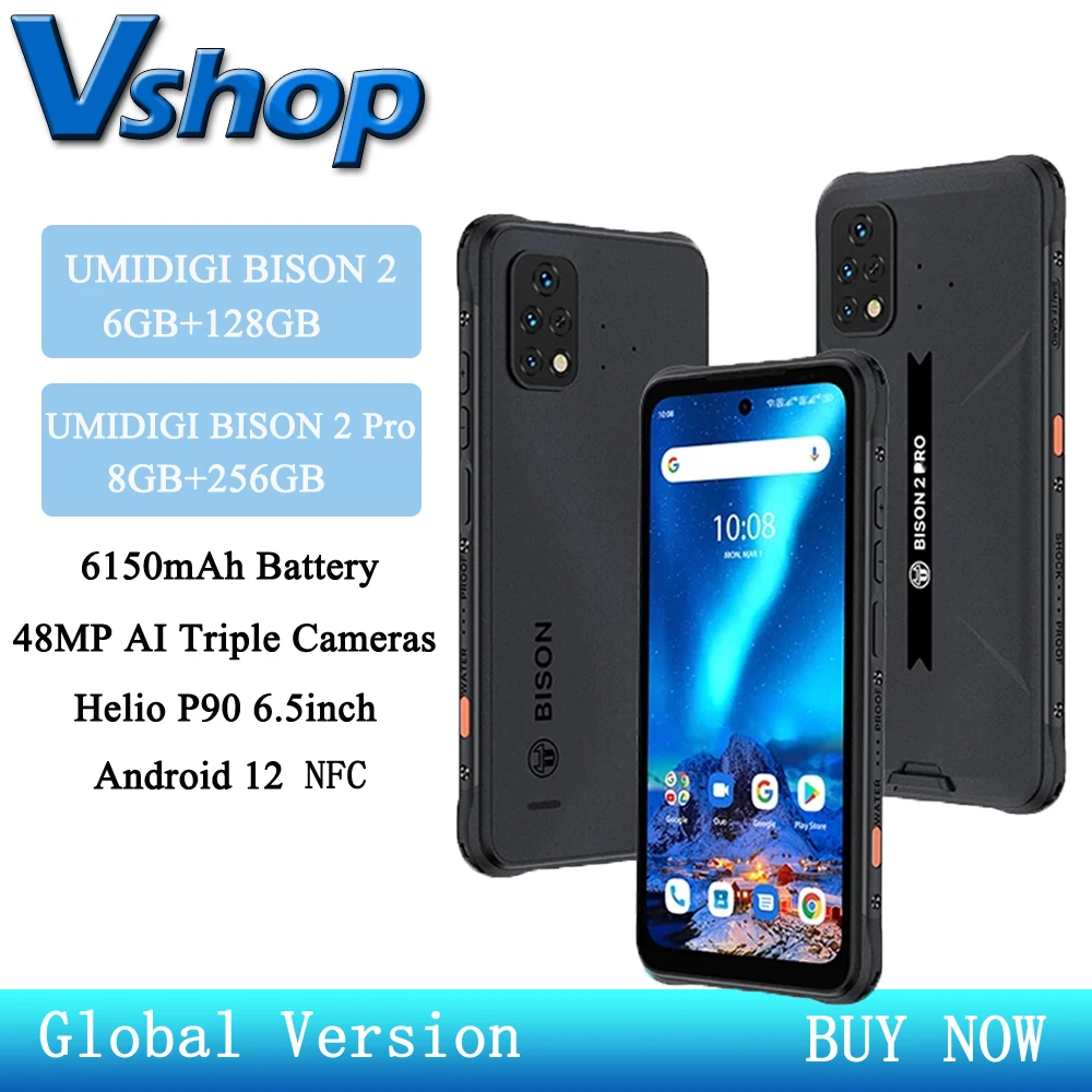UMIDIGI-Bison-2-Pro-Smartphone-robusto-telefone-com-c-mera-tripla-8GB ...