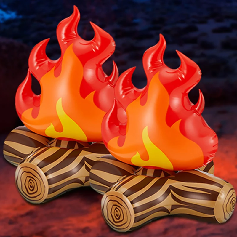 Funny-Inflatable-Campfire-Balloon-Artificial-Flame-PVC-Balloons-Outdoor ...