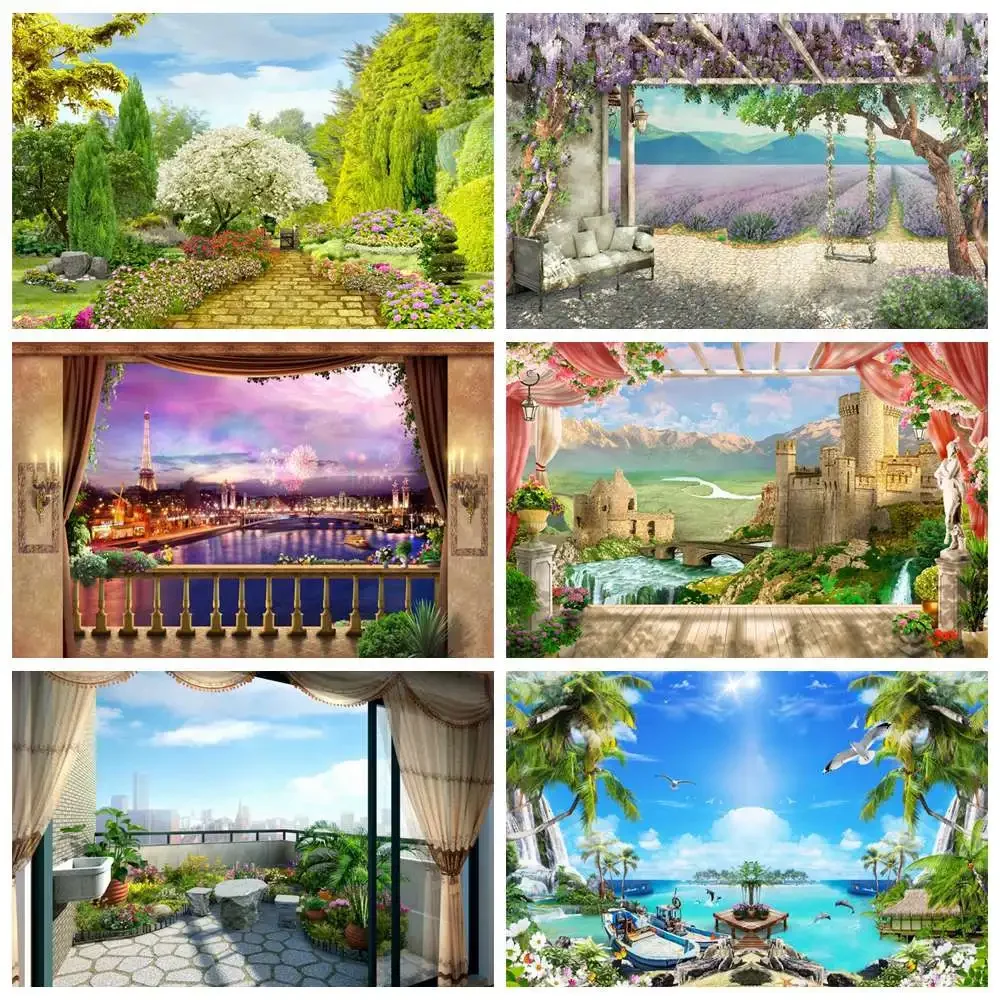 MOON-QG-Natural-Scenery-Landscape-Photography-Backdrop-Garden-Park ...