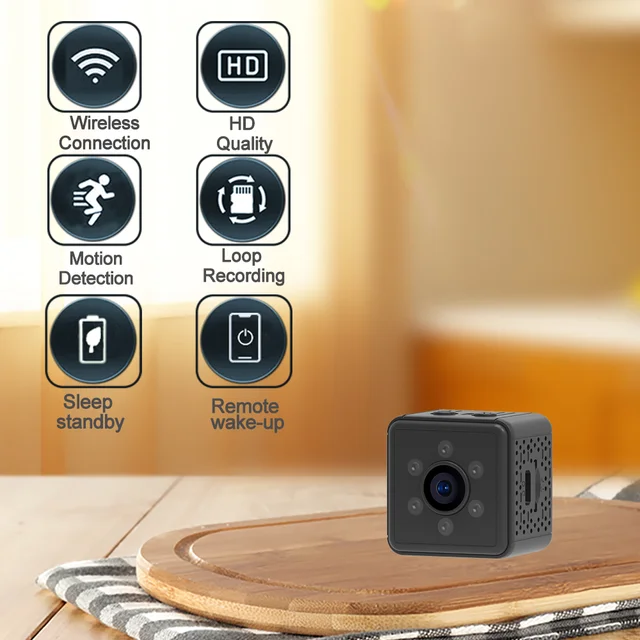 New V3 Mini Cameras HD Wireless WiFi Surveillance Camera Super Small IP ...