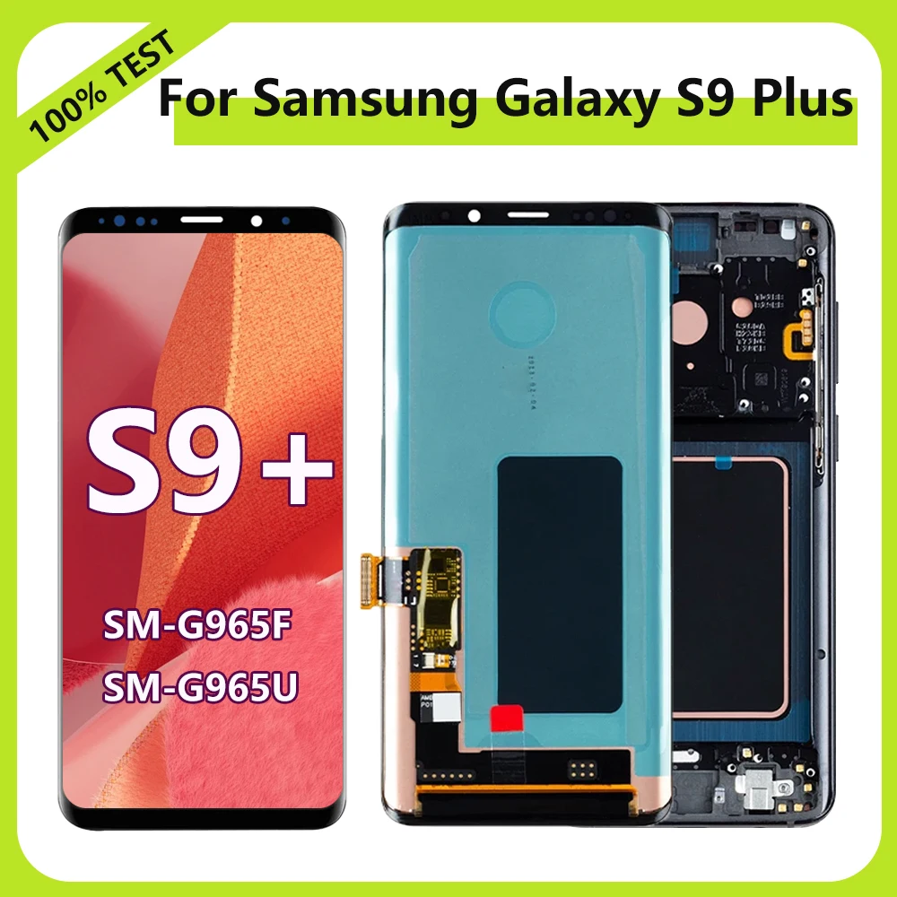 Pantalla-LCD-AMOLED-S9-Plus-para-Samsung-S9-G965F-G965U-G965W-pantalla ...