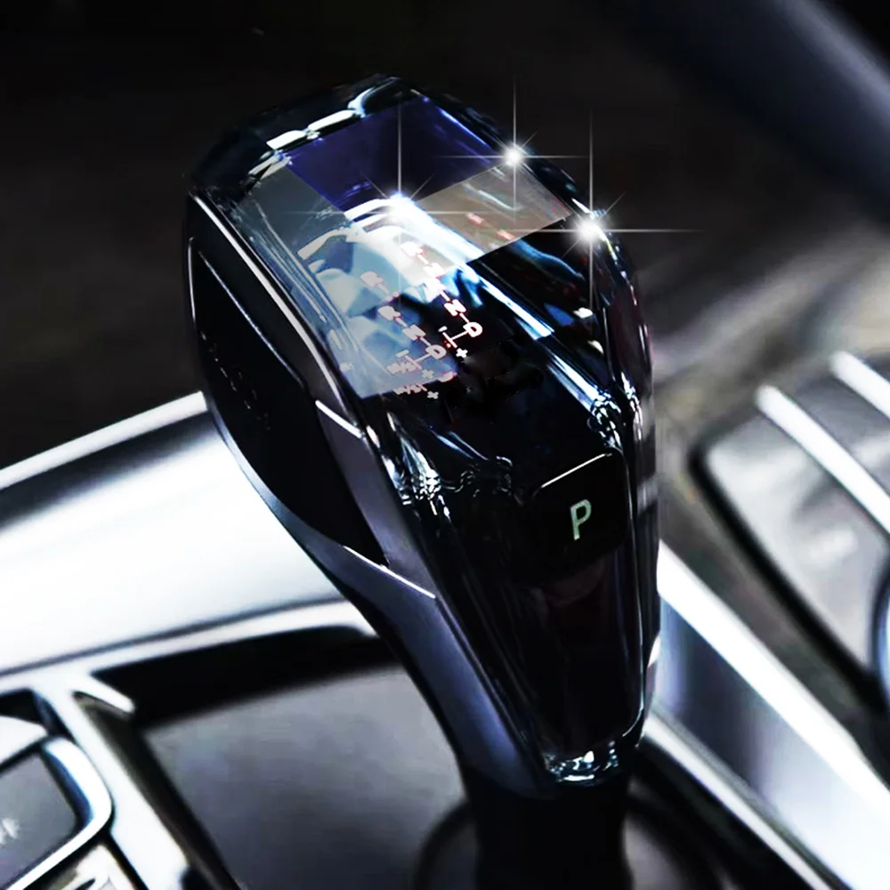 Suitable for the whole series of BMW crystal gear shift head LED hand ...