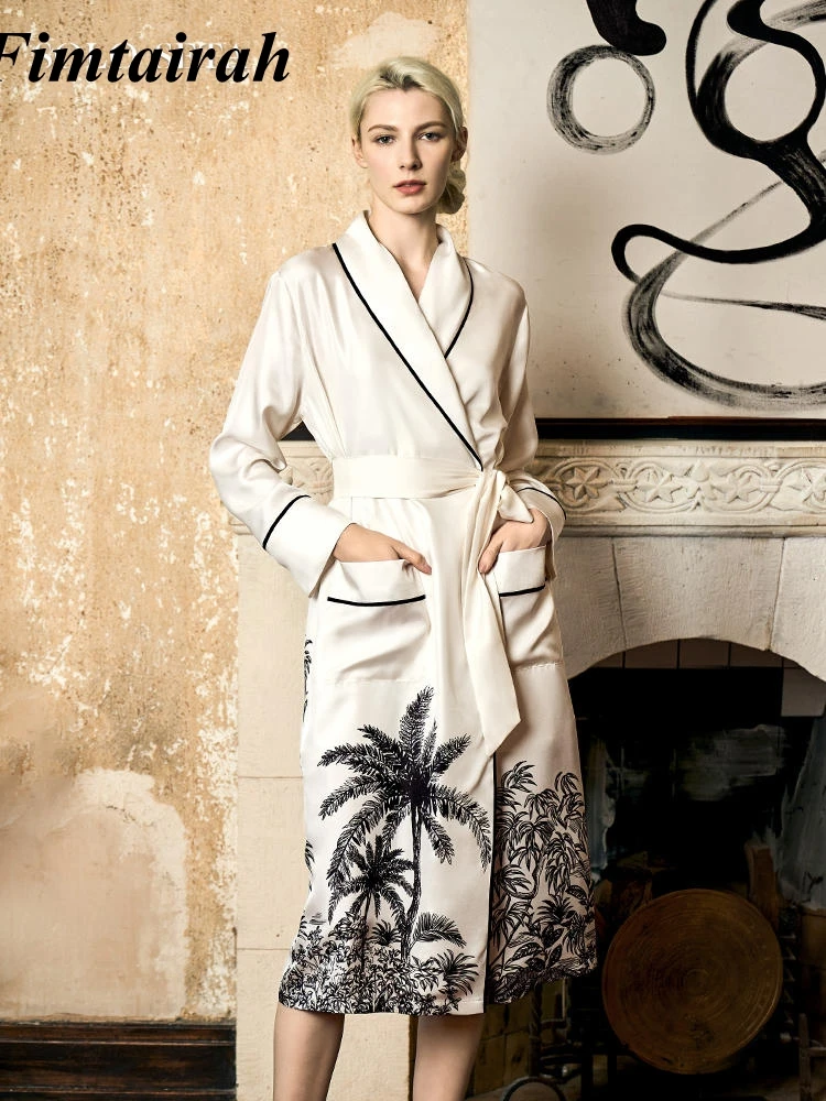 Fimtairah-22MM-100-Silk-Robe-Women-Printed-Silk-Robe-Lady-Summer-Winter ...