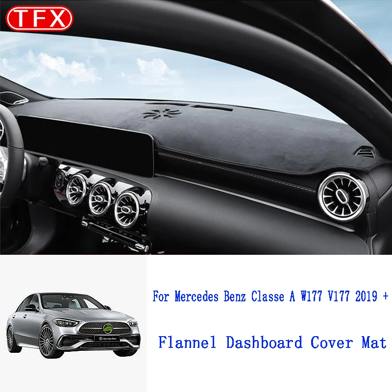 Flannel Dashmat Dashboard Cover Sun Shade Dash Board Cover Carpet For ...