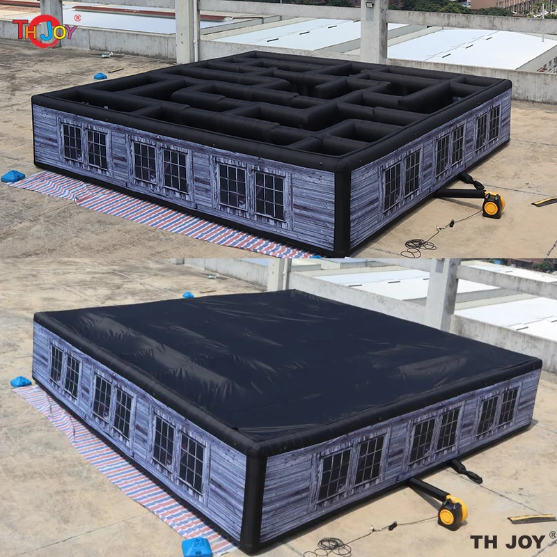Fast-Air-shipping-10x10m-giant-inflatable-maze-haunted-for-sale ...