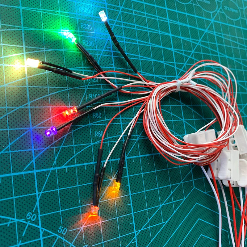 Pre-wired-12V-SMD-LED-Cold-White-60cm-wires-pre-soldered-model-cars ...