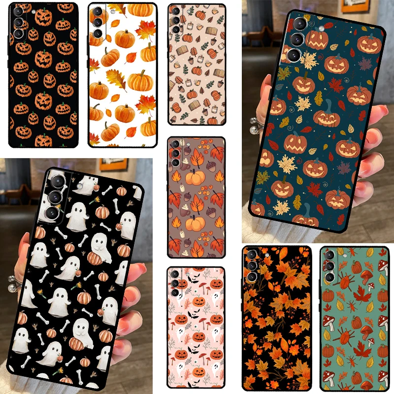 Autumn-Leaves-Fall-Pumpkin-Halloween-Case-For-Samsung-Galaxy-S20-FE-S21 ...