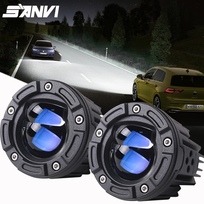Sanvi 2.0 Bi Led Lense Work Light 12v 24v For Car 4x4 Off Road ...