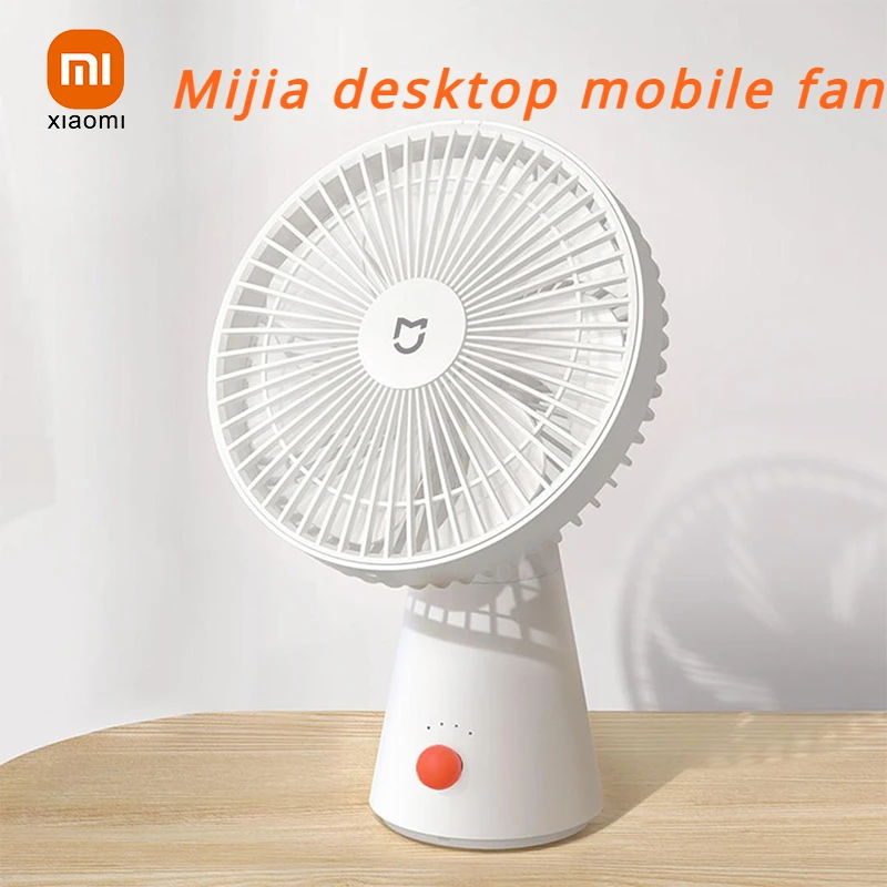 XIAOMI-Mijia-Portable-Desk-Fan-Rechargeable-USB-Handheld-Mini-Electric ...