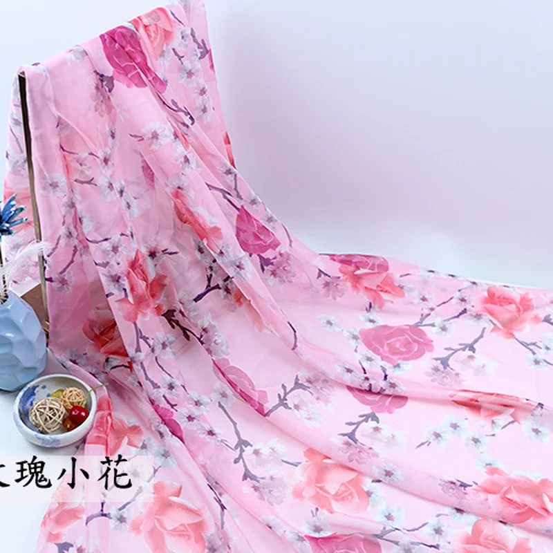 Tela-fina-de-tejido-liso-para-coser-vestidos-pa-uelo-de-seda-Material ...