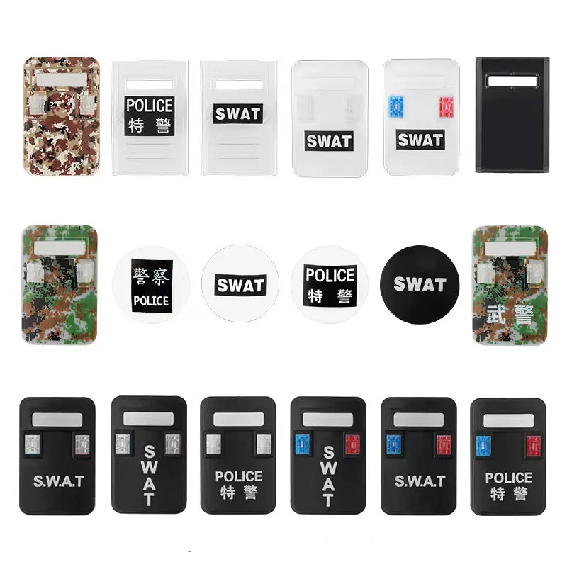 MOC-Military-SWAT-Shield-Figures-Armor-Weapons-City-Police-Parts ...