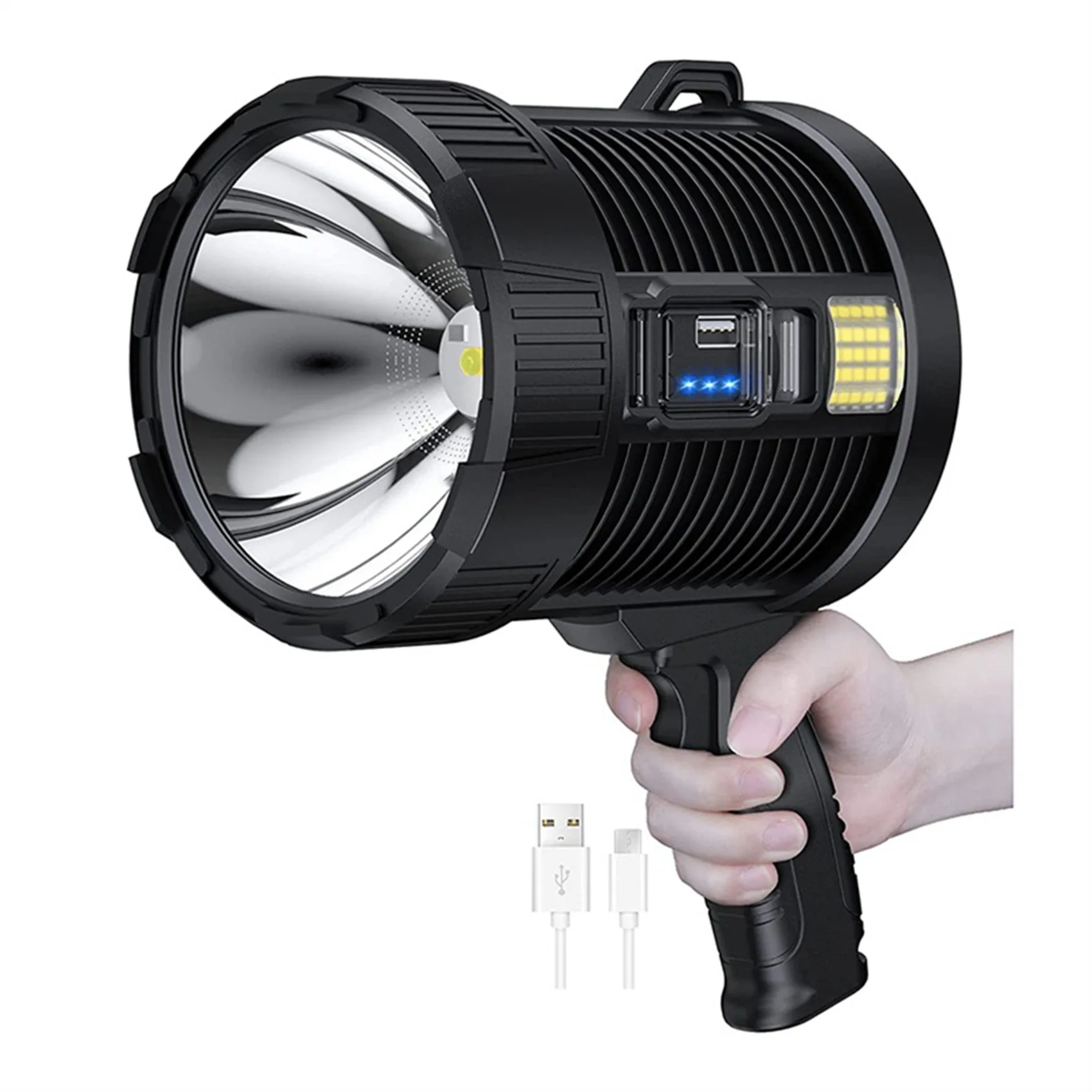 Rechargeable-Spotlight-100000-Lumens-LED-Spot-Lights-Handheld-Large ...