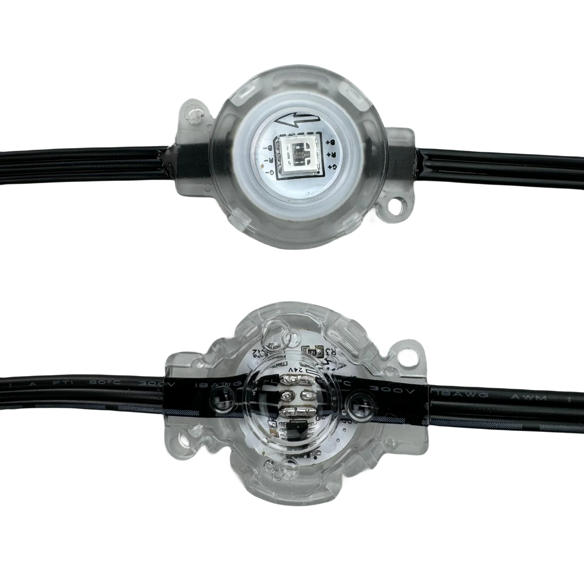 20-Pixels-1W-LED-RGB-IC-Addressable-Permanent-LED-Pixel-Point-Puck ...