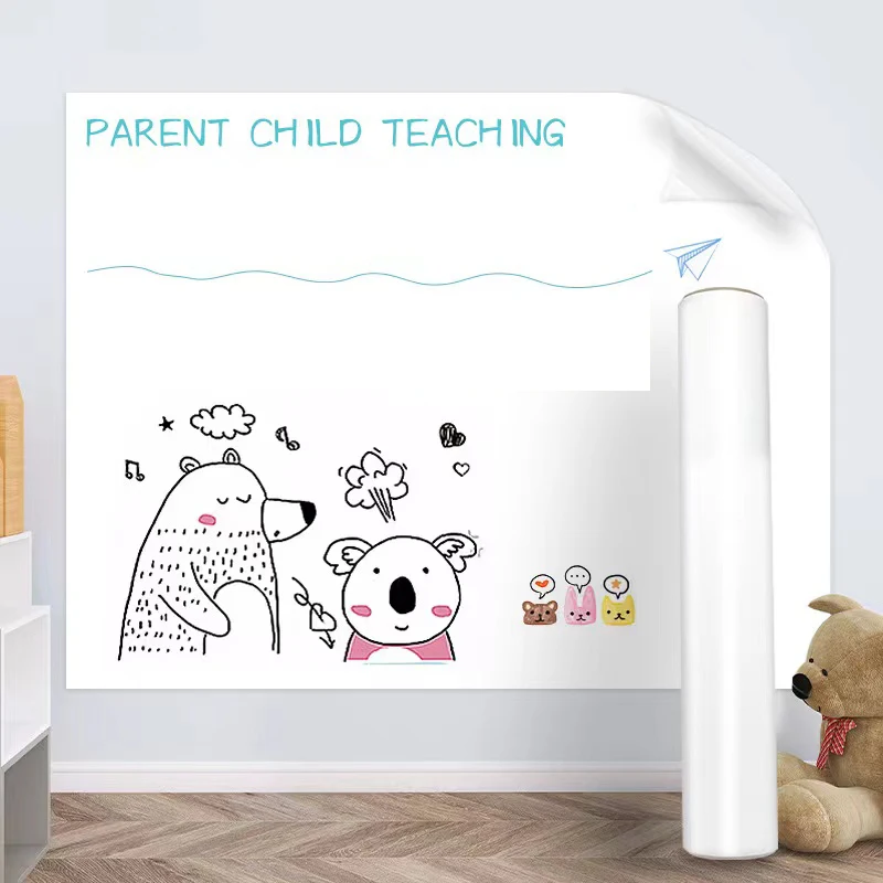 Premium-Whiteboard-Wall-Sticker-Static-Cling-No-Adhesive-No-Damage-To ...