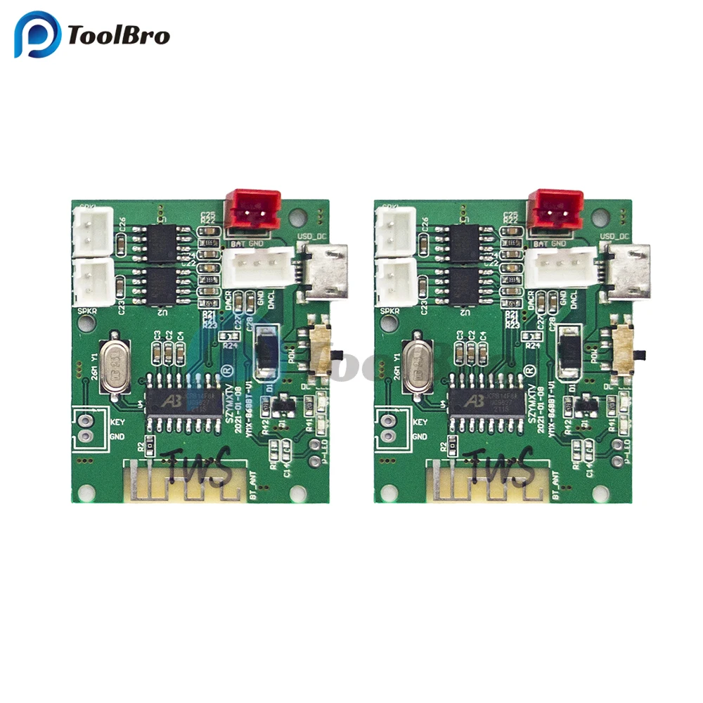 2PCS-Auto-Pair-TWS-Bluetooth-5-0-Audio-Power-Amplifier-Board-5W-5W-5V ...