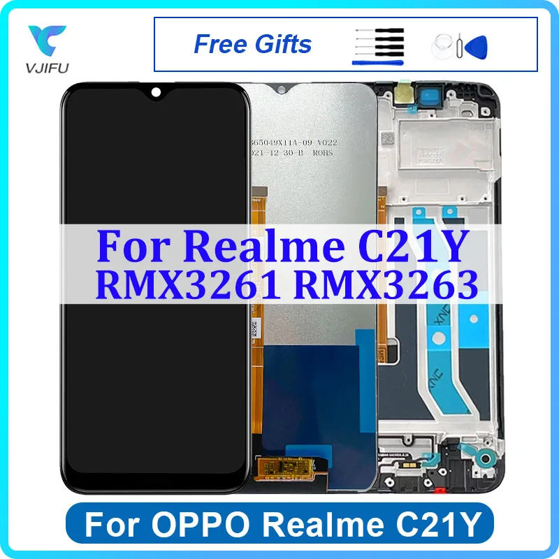 Original LCD For OPPO Realme C21Y Display RMX3261 Touch Screen ...