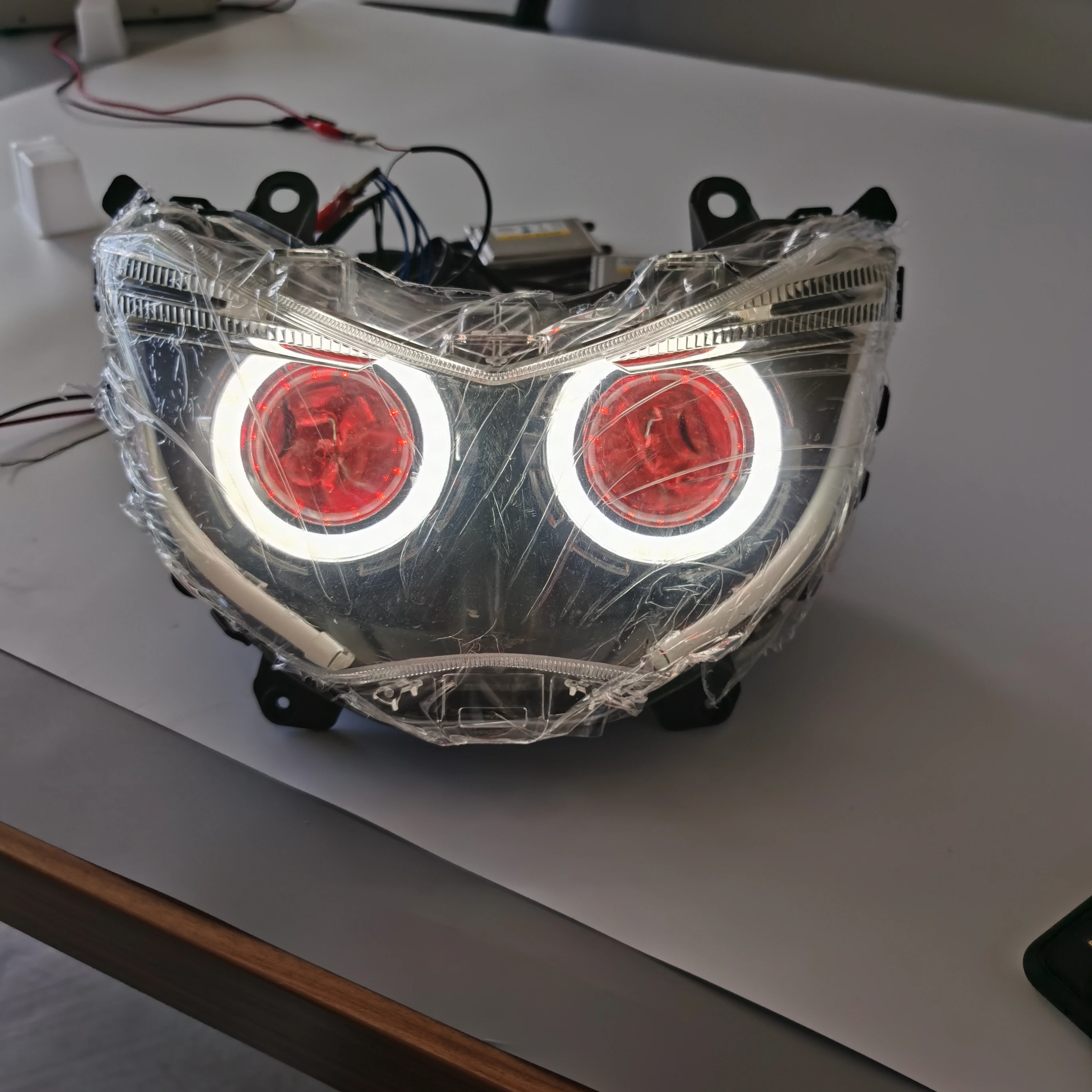 Moto Accesory Nmax LED Head Light Blue Color Head Lamp with Hid and ...