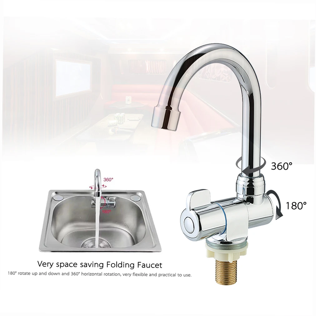 Deck-Wall-Mounted-Rotating-RV-Faucet-High-end-Kitchen-Faucet-for-Camper ...