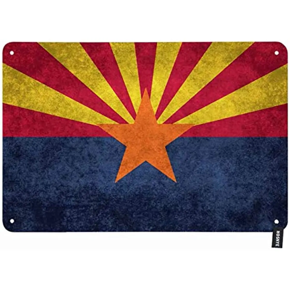 Arizona State Flag Tin Sign American Grunge Vintage Background Vintage ...