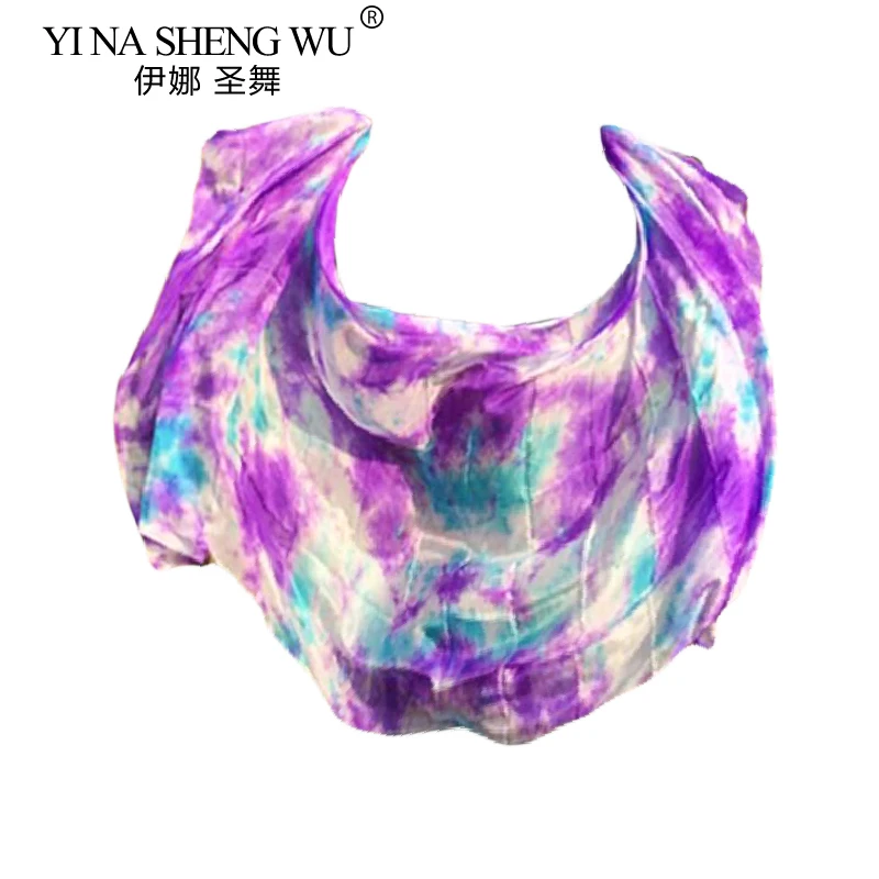 Belly-Dance-Props-Veil-Dyed-100-Pure-Natural-Silk-Veils-for-Women-Belly ...
