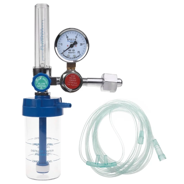 Pressure Regulator O2 Medical Oxygen Inhaler Pressure Reducing Valve ...