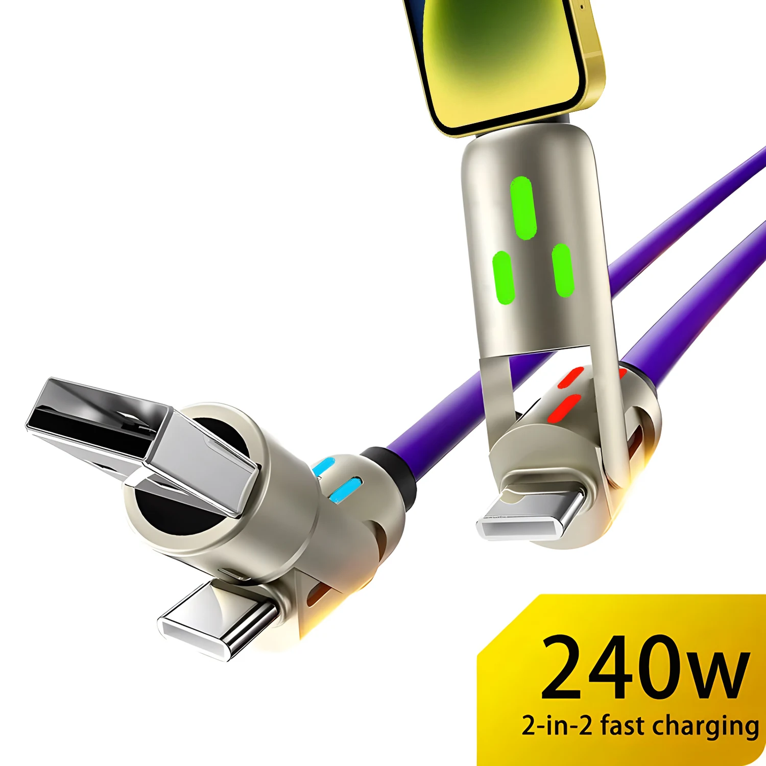 4-In-1-USB-Type-C-Fast-Charging-Cable-Quick-Charge-Phone-PD-Data-Line ...